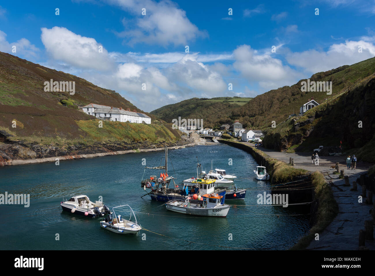 Boscastle Harbour, Cornwall Stock Photo - Alamy