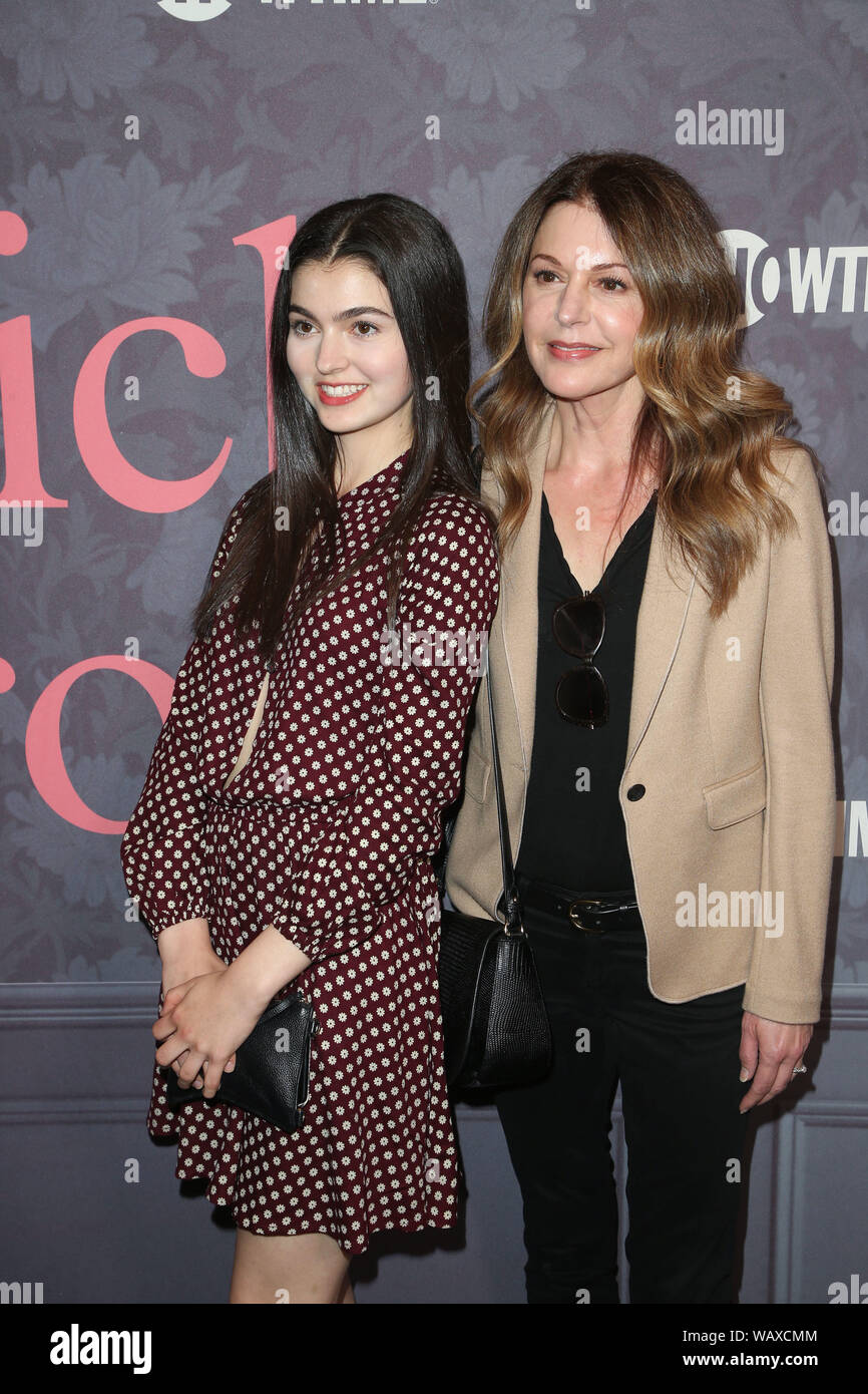 Los Angeles.CA.USA. Isabella Coben (daughter of Jane Leeves) and Jane ...