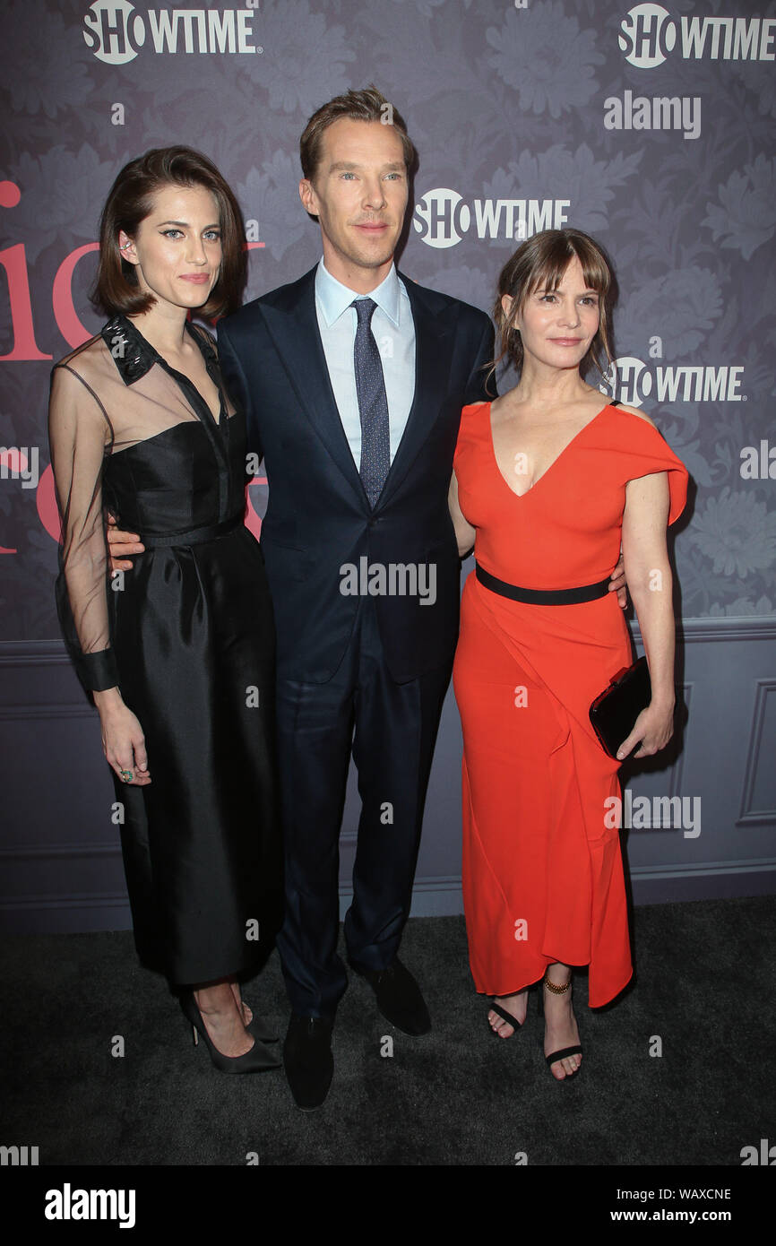 Los Angeles.CA.USA. Allison Williams, Benedict Cumberbatch, Jennifer Jason Leigh at the Showtime ...