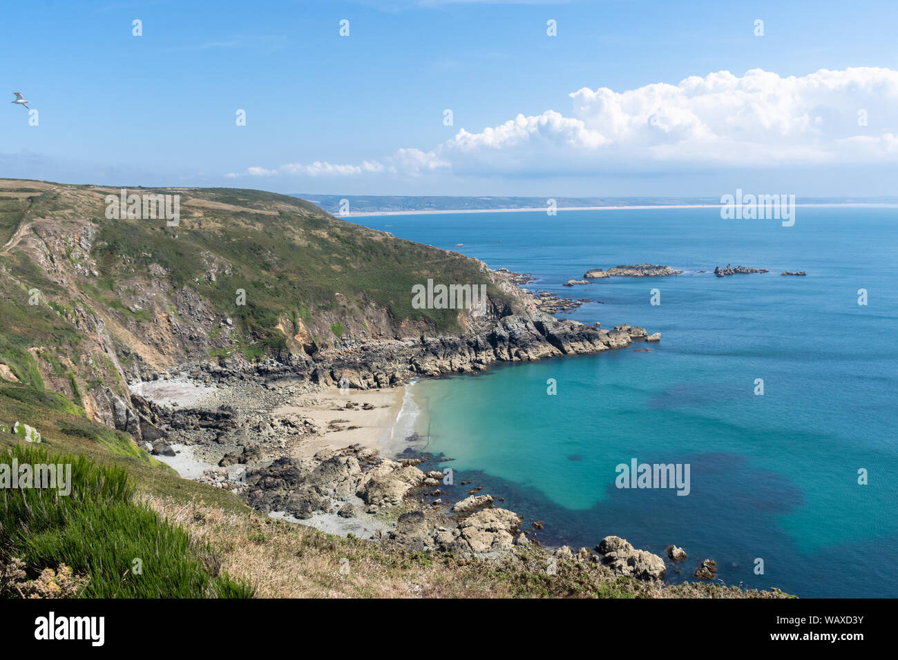 Nez de Jobourg Stock Photo - Alamy