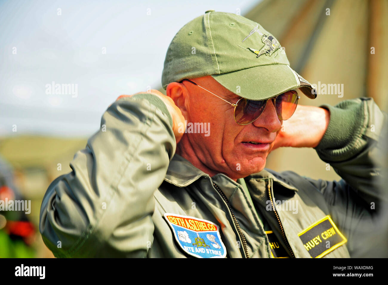 1940s wartime festival weekend at Lytham,Lancashire,UK. Member of the ...