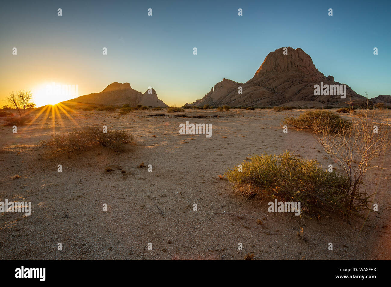 Nature, Namibia, Landscape, Spitzkoppe, Sunrise, Desert, 30077715 Stock ...