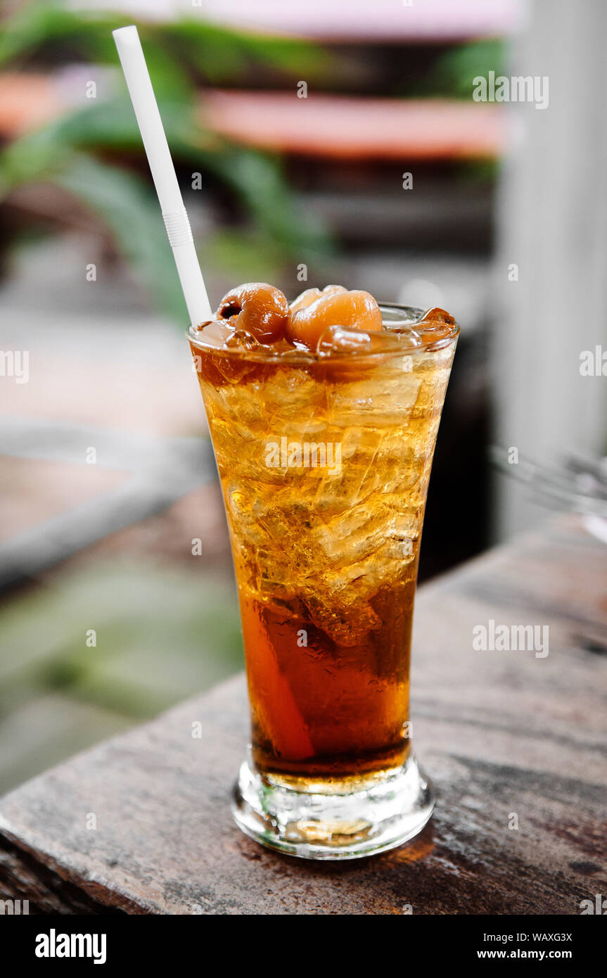 Tall Glass Of Iced Tea