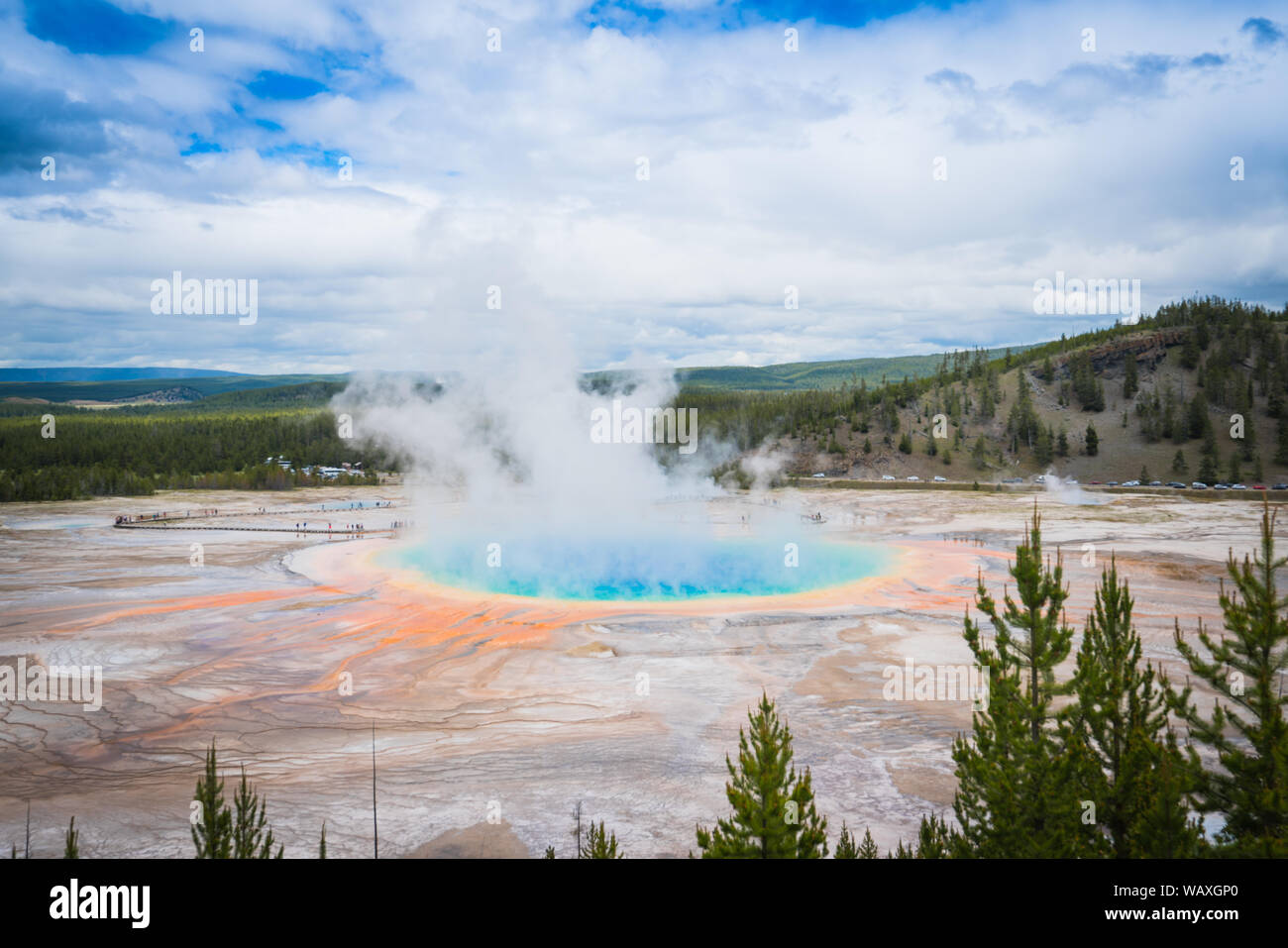 Grand prismatic hot spring hi-res stock photography and images - Alamy