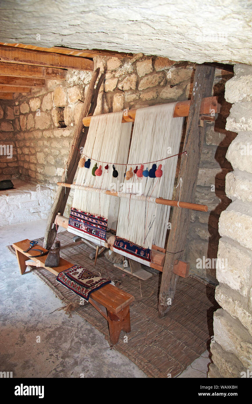 Qala / Azerbaijan - 14 Jul 2013: Qala village close Baku, Azerbaijan ...