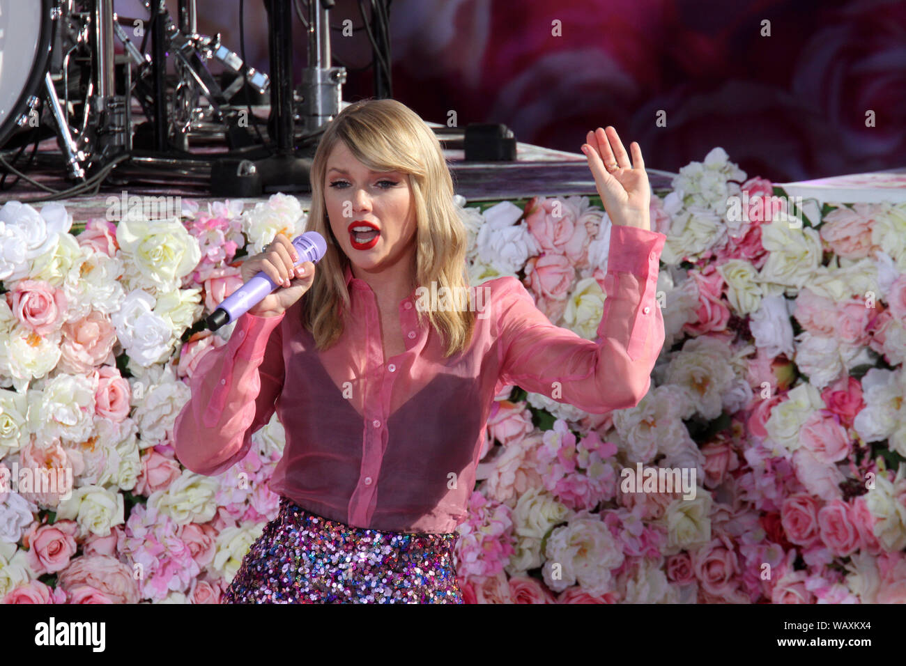 August 22, 2019, New York, New York, USA: Taylor Swift performs for The ...