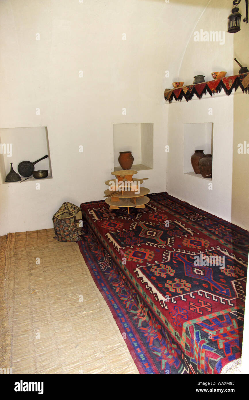 Qala / Azerbaijan - 14 Jul 2013: Qala village close Baku, Azerbaijan ...