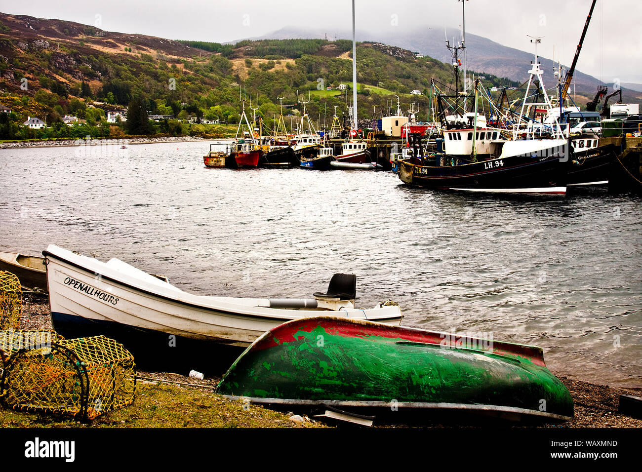 Ullapool Fishing Boats Stock Photo - Alamy