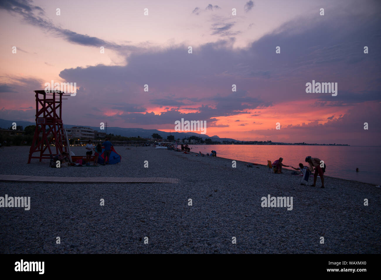 Vrachati beach hi-res stock photography and images - Alamy
