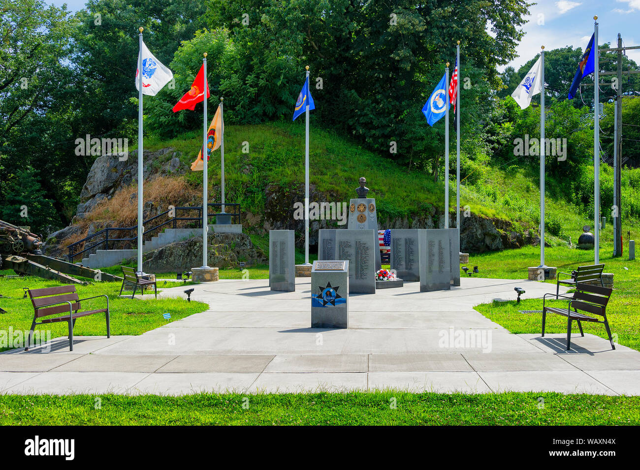 Cherokee, North Carolina,USA - August 3,2019: Cherokee Veterans Park ...