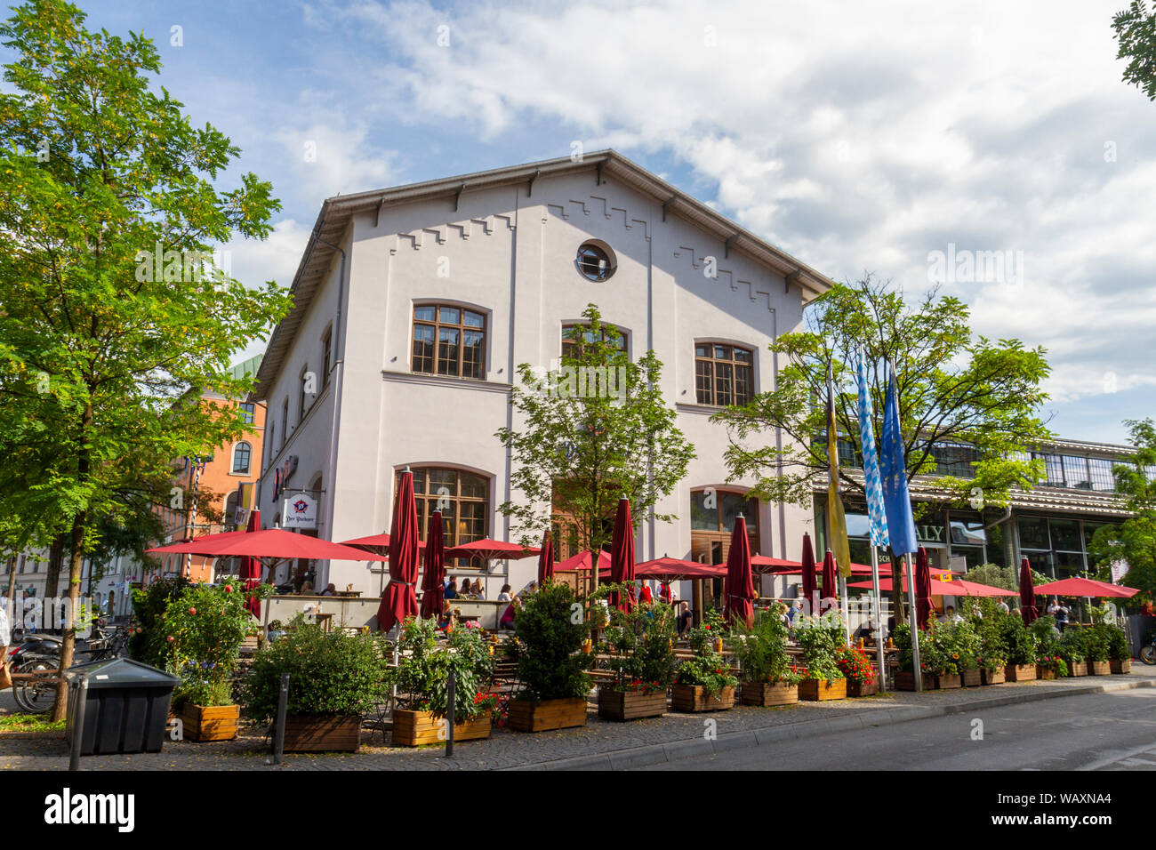 The Der Pschorr Bavarian restaurant in Munich, Bavaria, Germany Stock ...