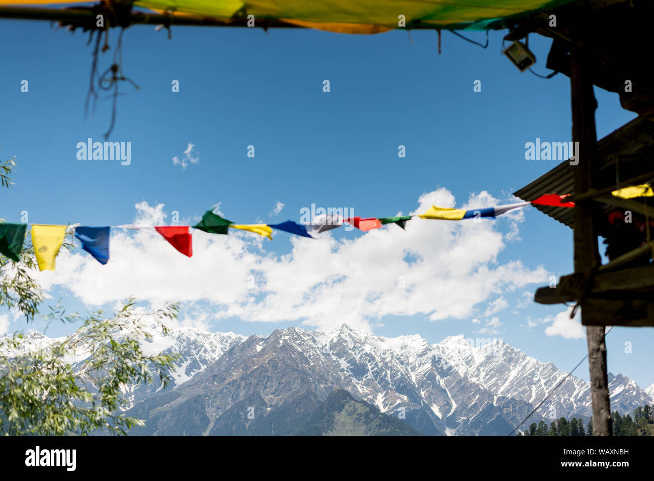 Budhist prayer flags hi-res stock photography and images - Alamy