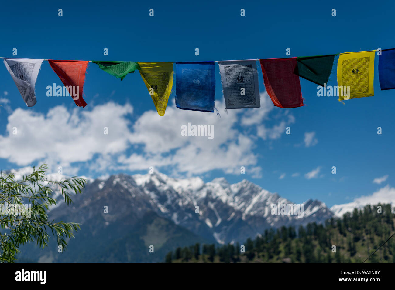 Budhist prayer flags hi-res stock photography and images - Alamy