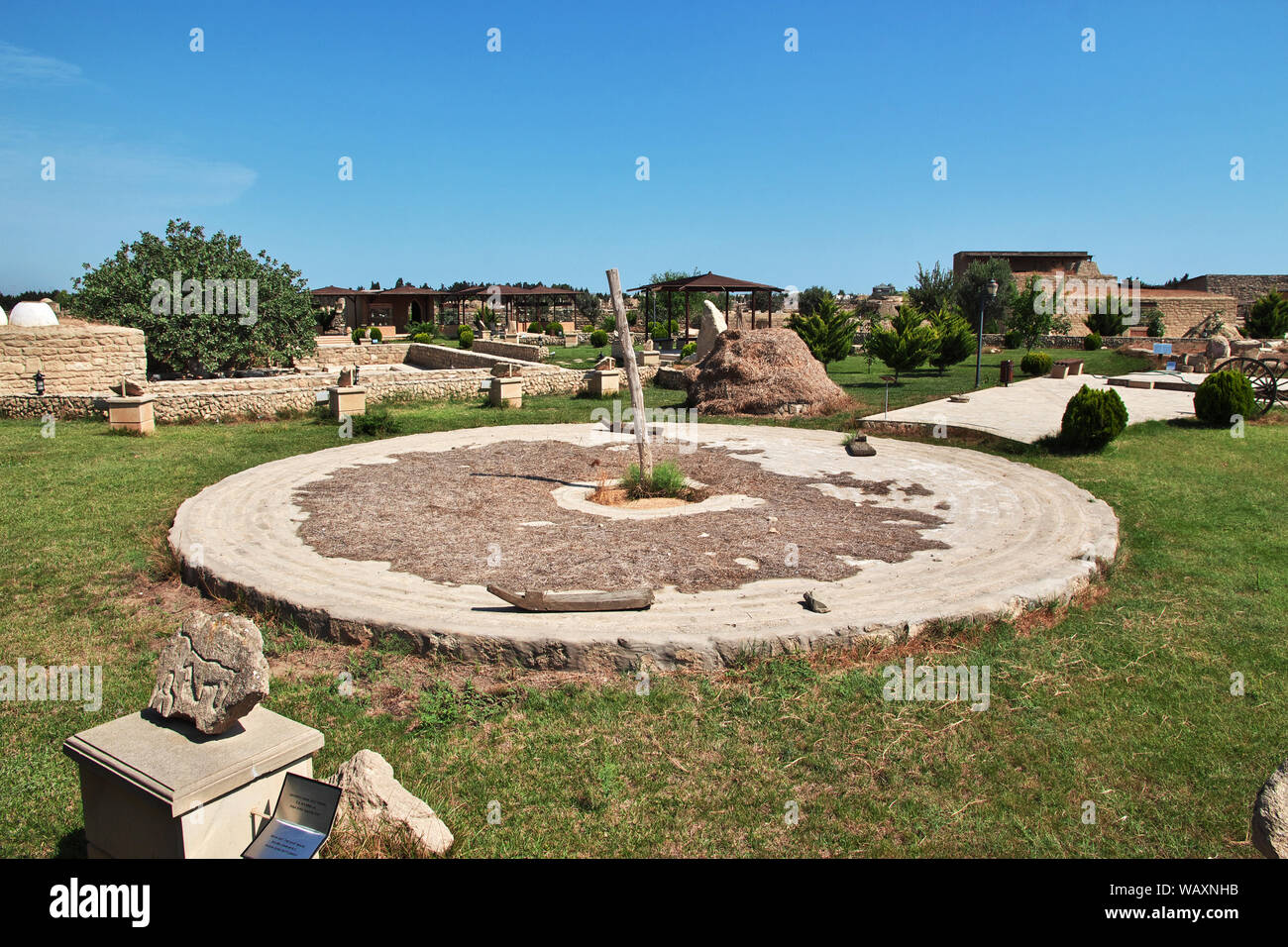 Qala / Azerbaijan - 14 Jul 2013: Qala village close Baku, Azerbaijan ...