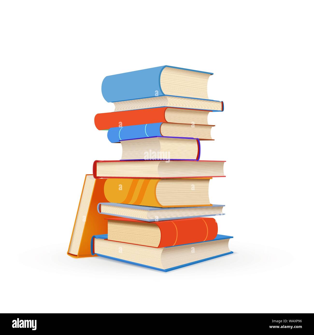 Colorful textbooks Stock Vector Images - Alamy