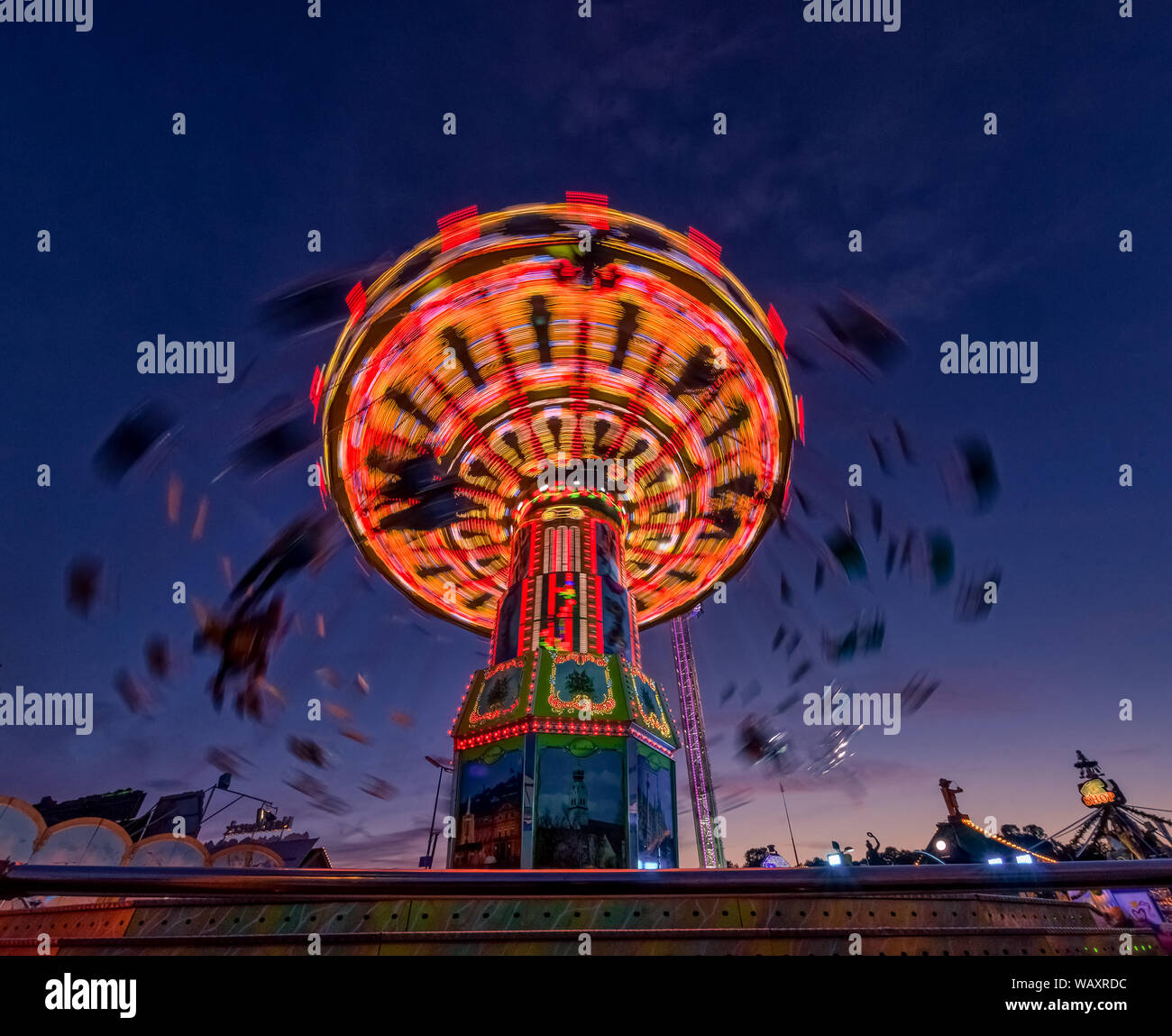 Chain carousel ride hi-res stock photography and images - Alamy