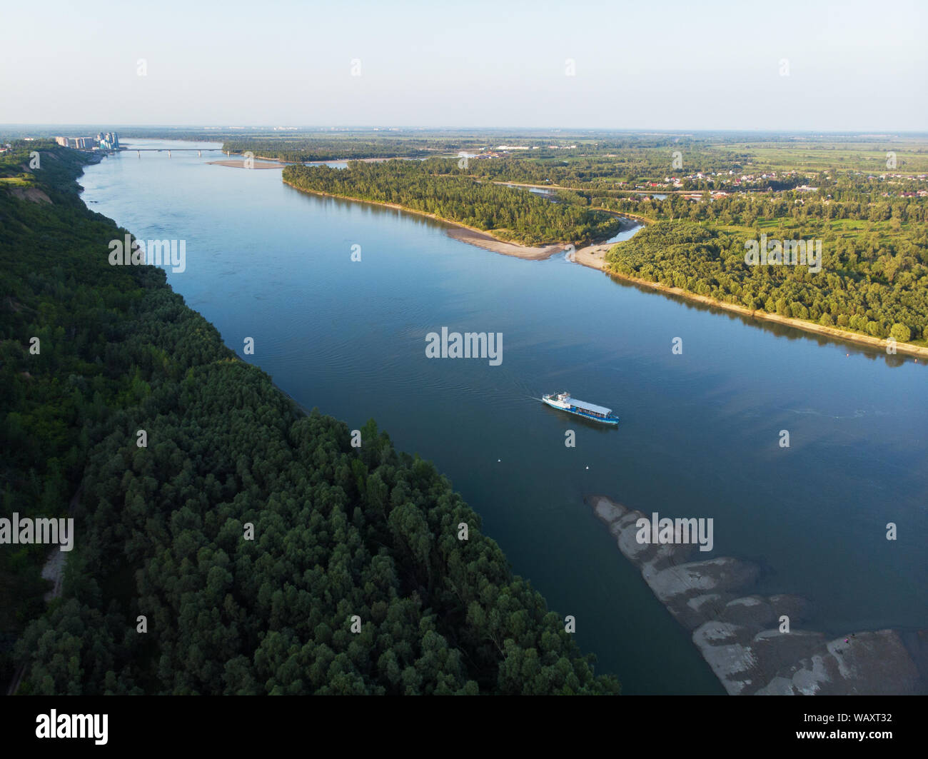 Siberian town aerial hi-res stock photography and images - Alamy
