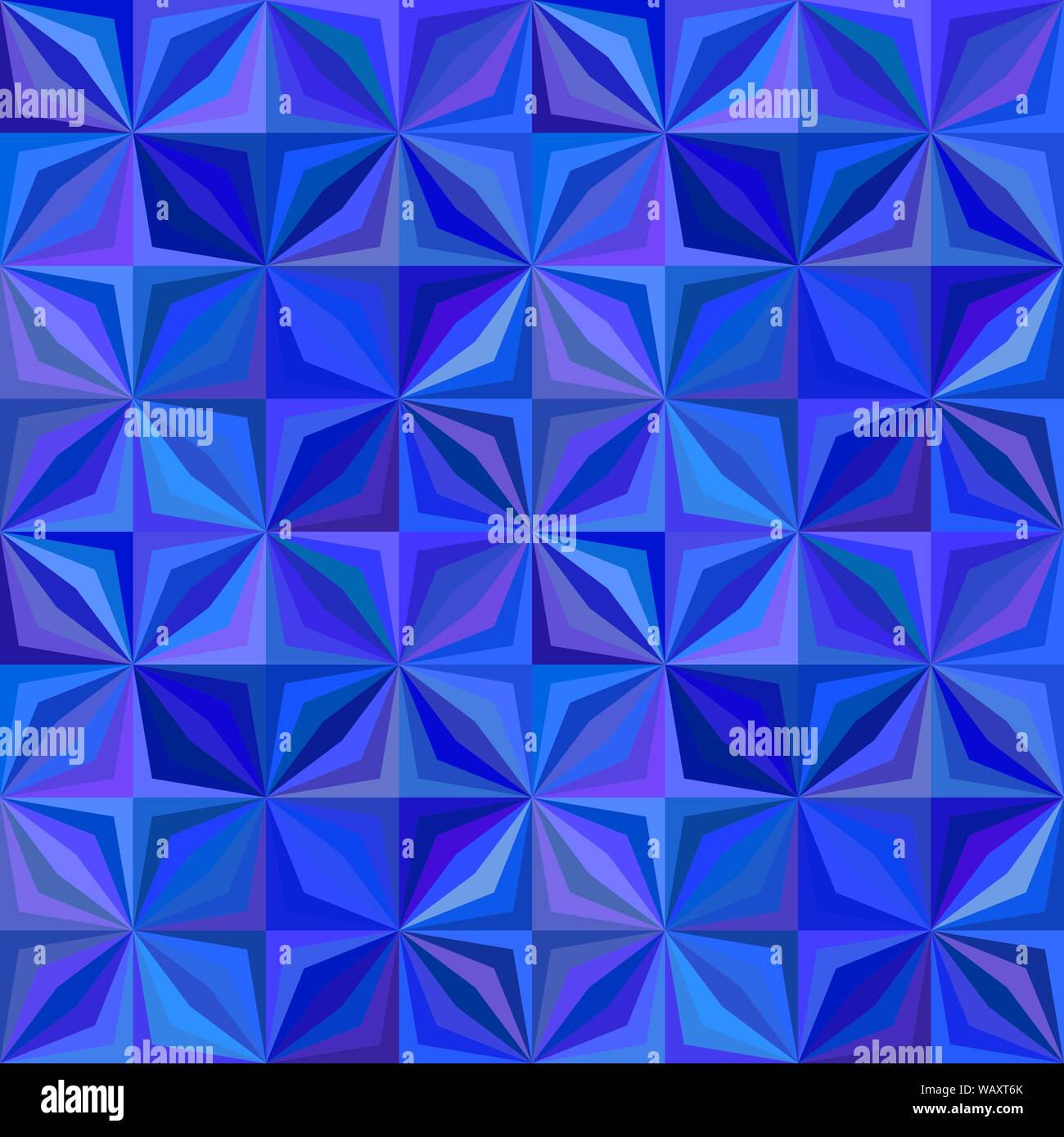 Blue repeating striped mosaic tile pattern background - vector floor ...