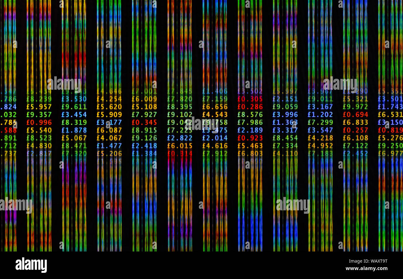 Computer monitor and numbers hi-res stock photography and images - Alamy