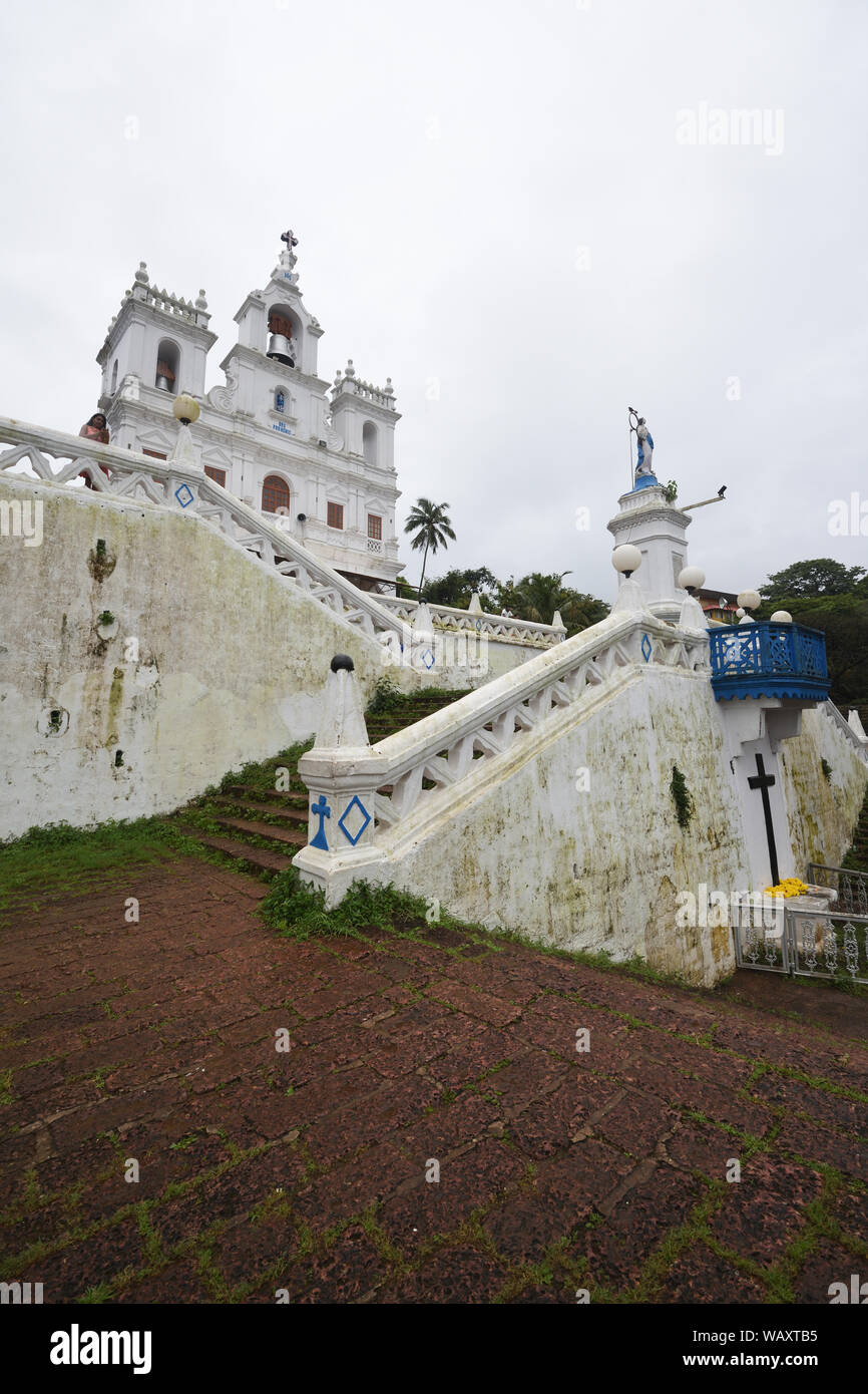 Our Lady of the Immaculate Conception Church. Panaji, Goa, India Stock ...