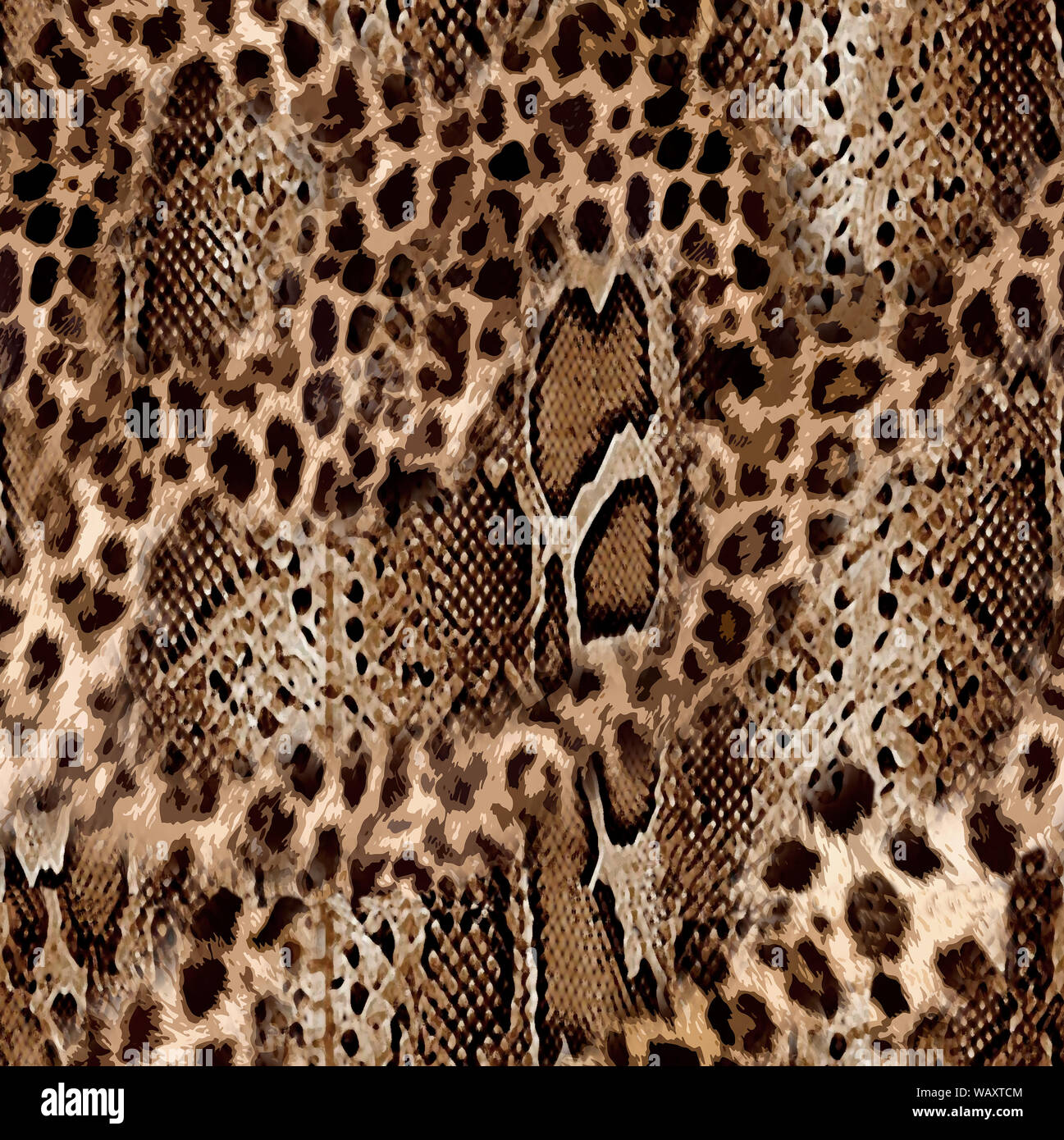leopard skin texture seamless pattern Stock Photo - Alamy