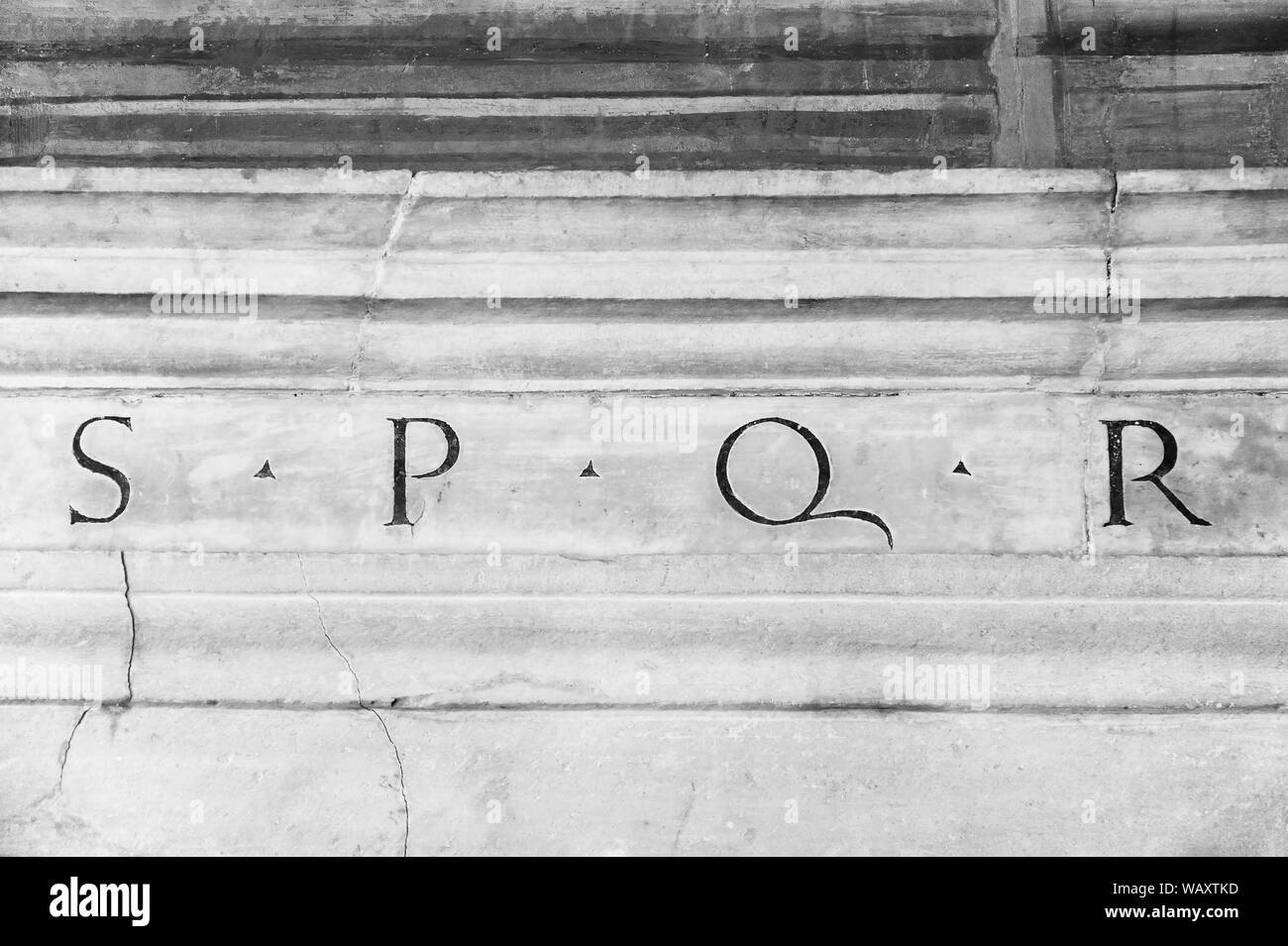 Spqr senate and people of rome hi-res stock photography and images - Alamy