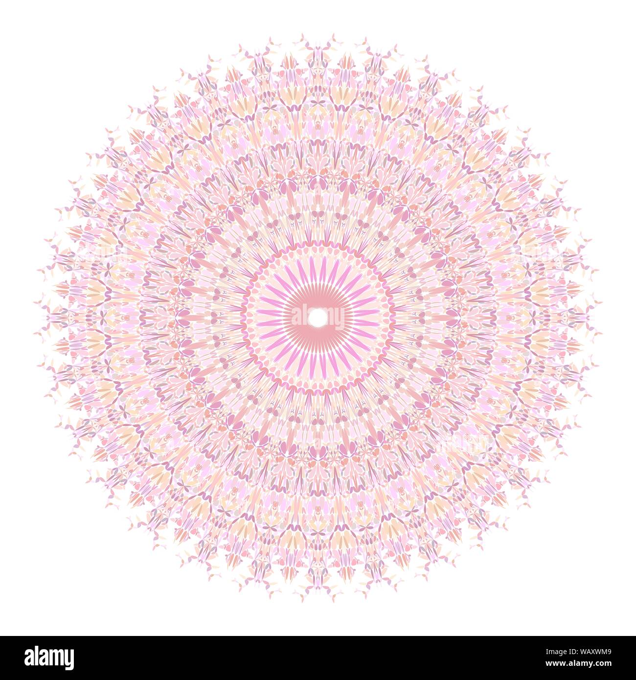 Pink flower mandala hi-res stock photography and images - Alamy