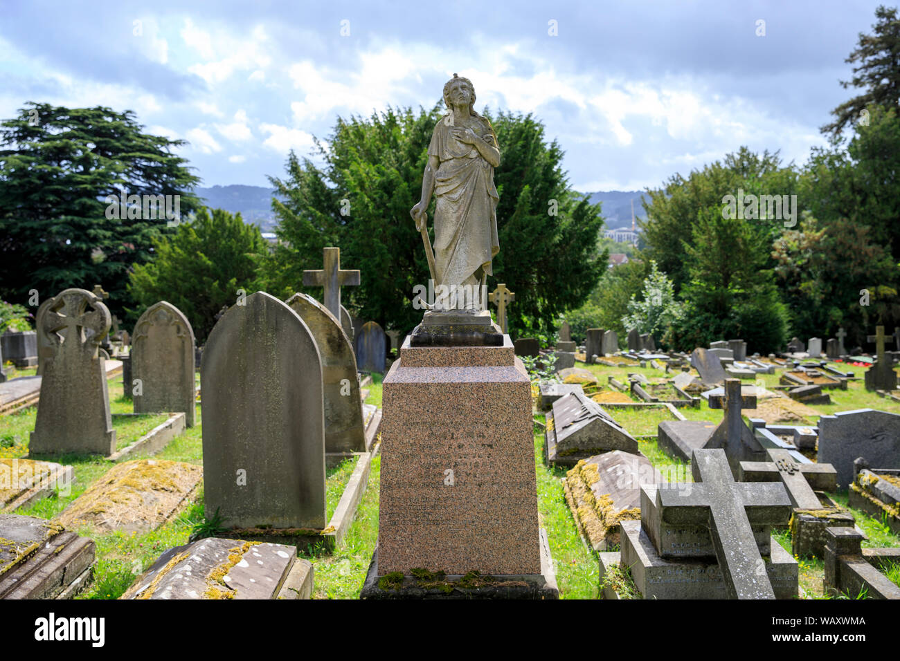 The Grave of Selina and Charles William Radway at Locksbrook Cemetery ...