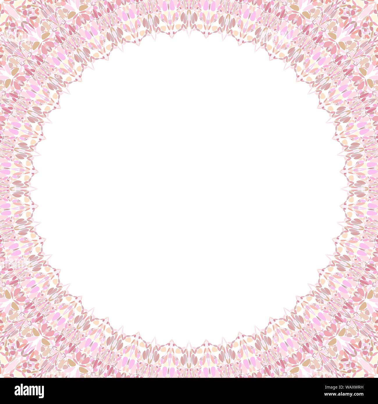 Abstract circular frame - vector design with white background Stock ...