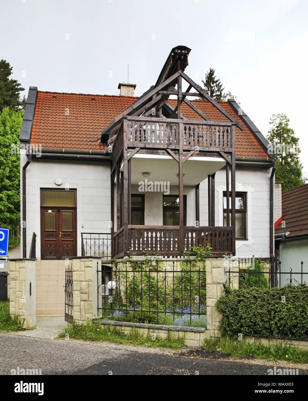 Modern house in Rajecke Teplice,. Slovakia Stock Photo - Alamy