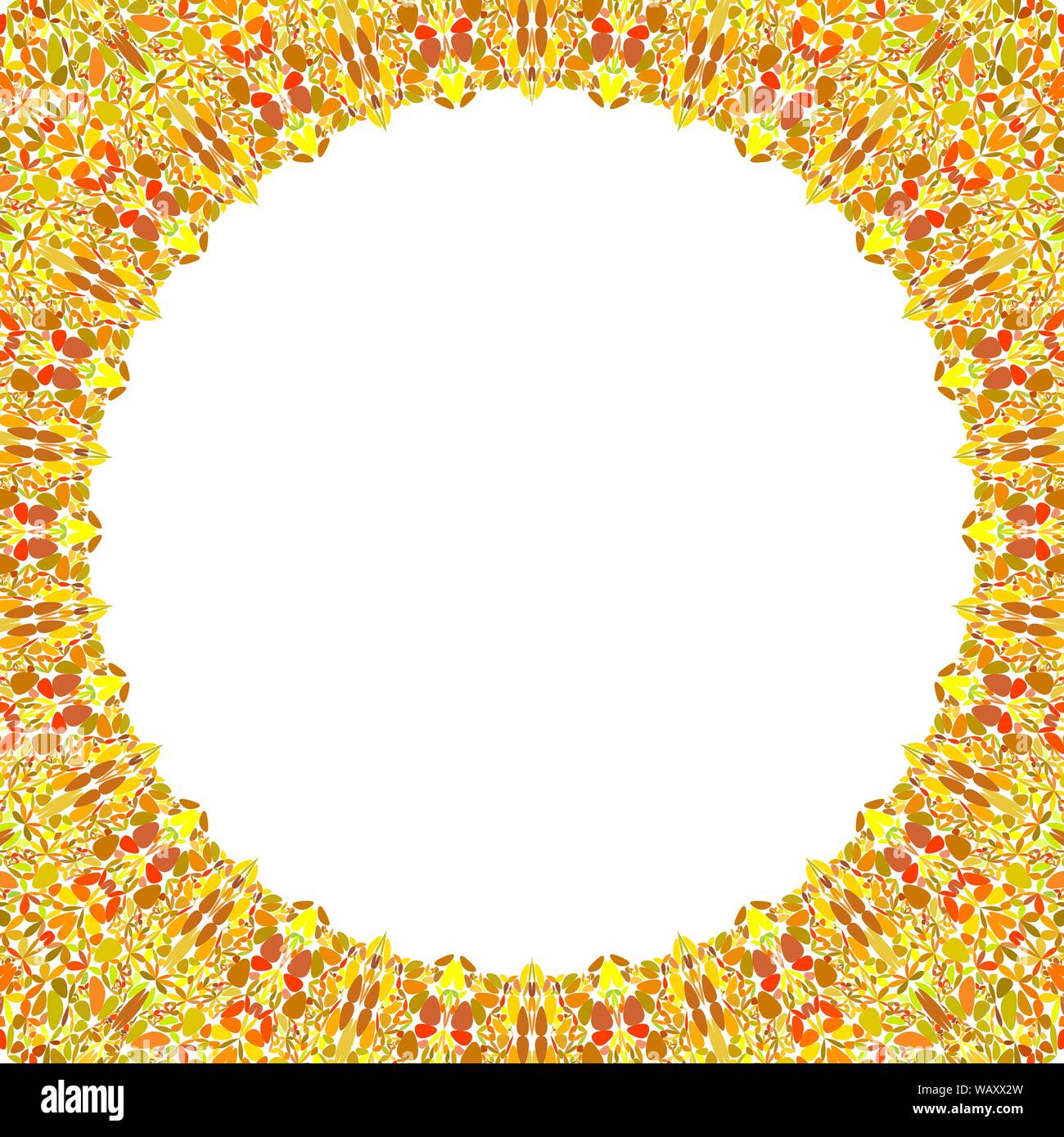 Abstract circular frame - vector design with white background Stock ...