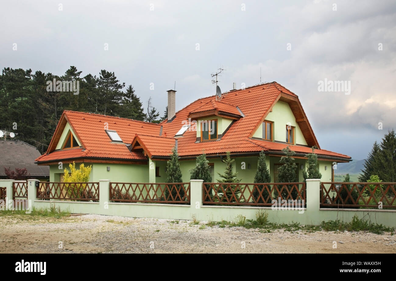 Modern house in Poprad. Slovakia Stock Photo - Alamy