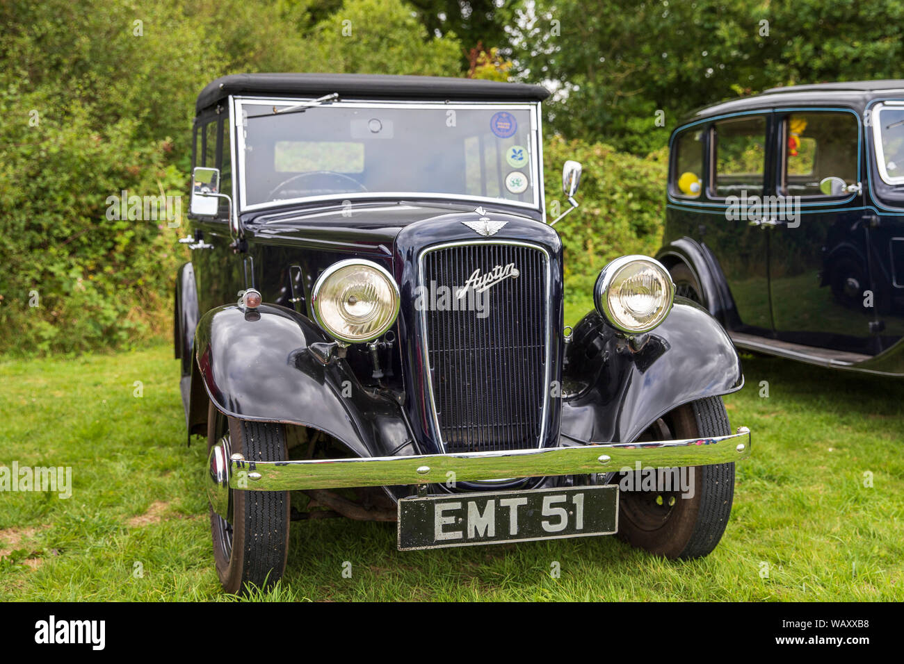 Austin 10, 1936, Reg No: EMT 51, at the Camerton Classic Car Show 11-08 ...