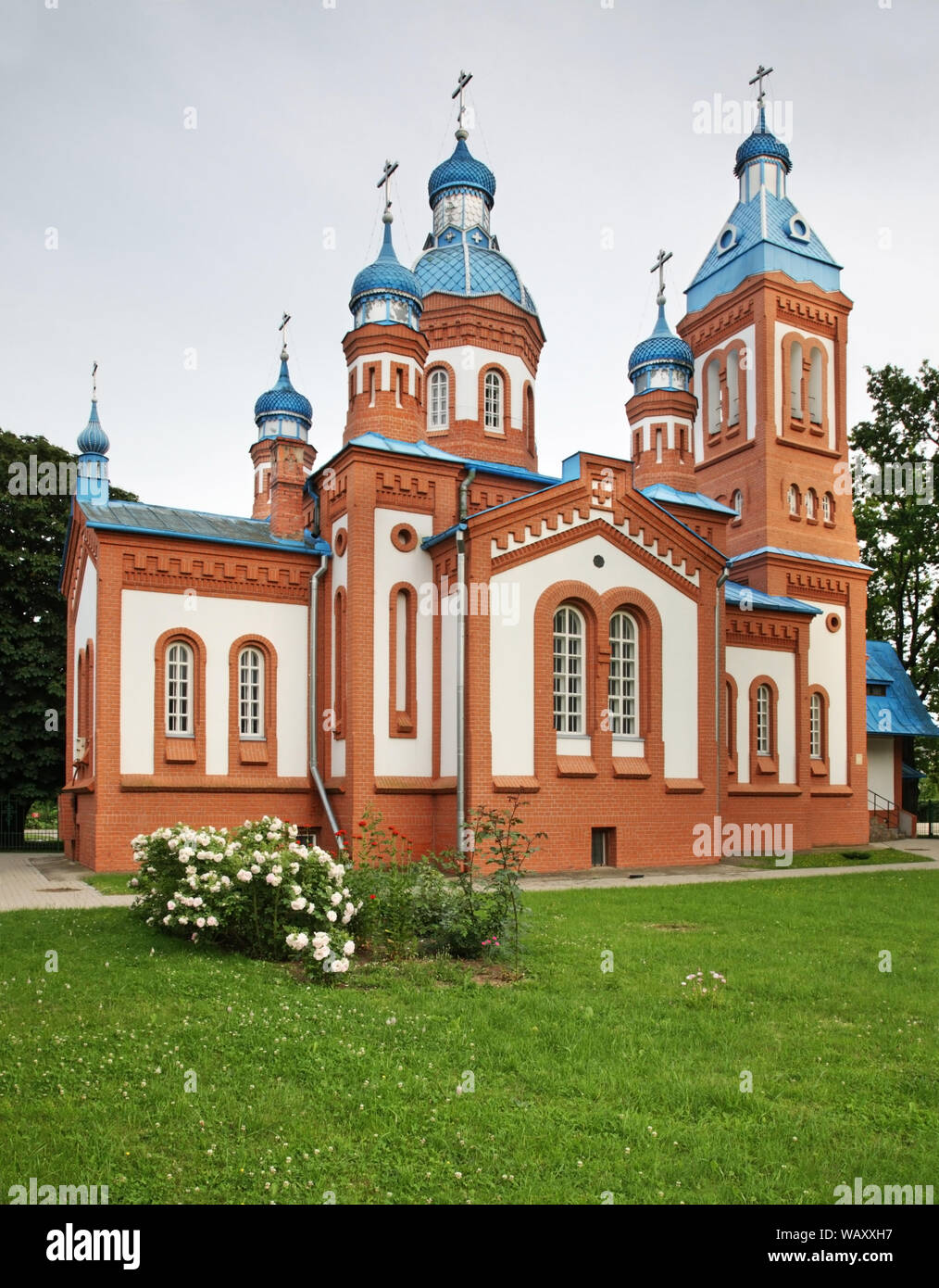 Church of St. George in Bauska. Latvia Stock Photo - Alamy