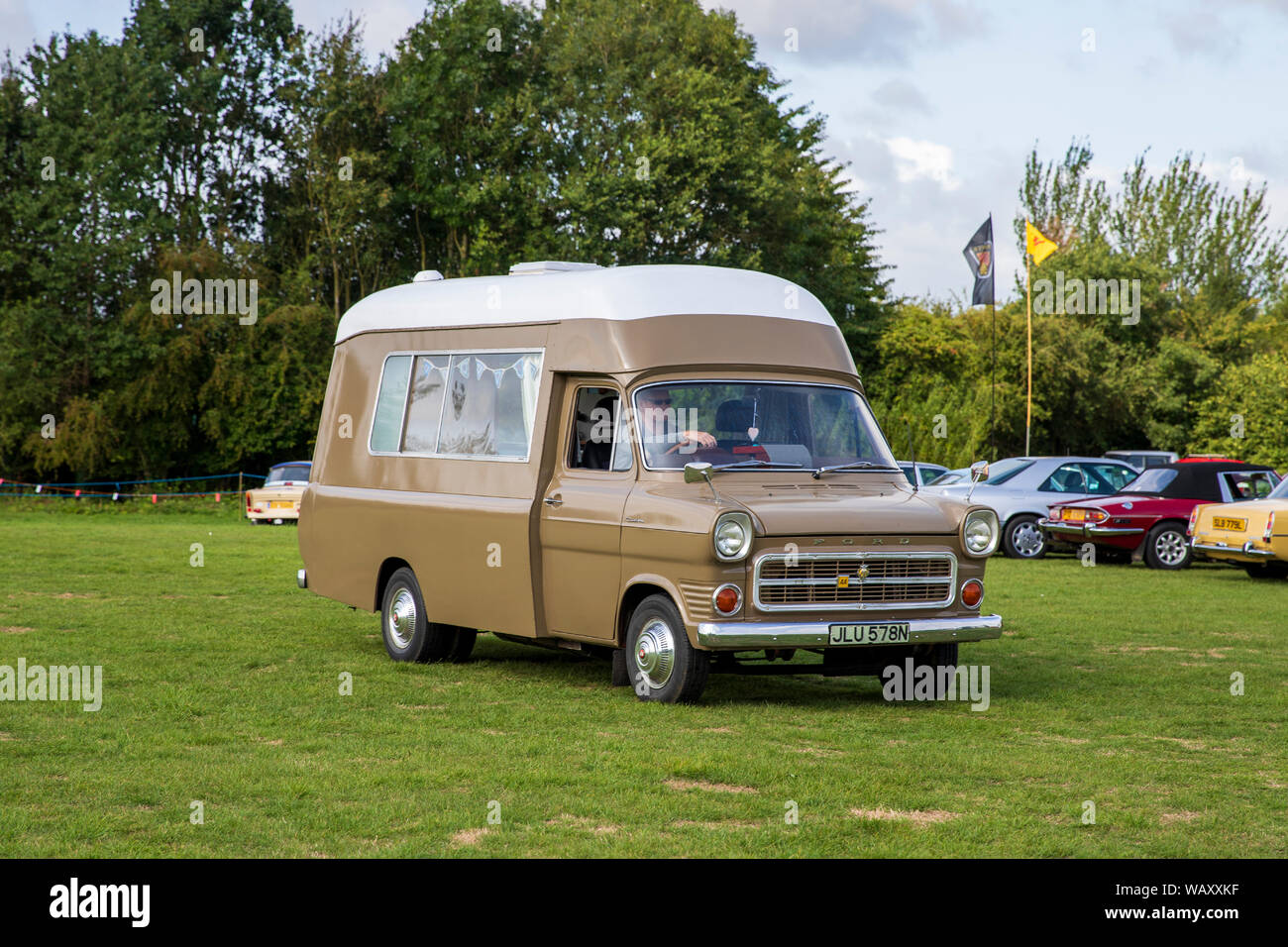 Ford Transit Custom, 1975, Reg No: JLU 578N, at the Camerton Classic ...