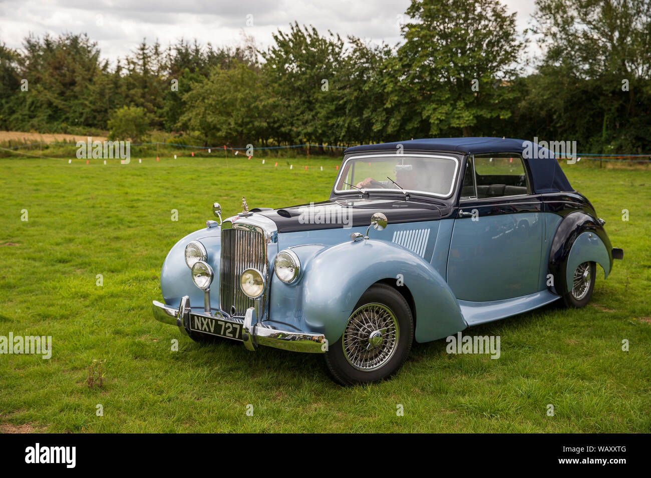 Alvis TC21, 1953, Reg No: NXV 727, at the Camerton Classic Car Show 11 ...