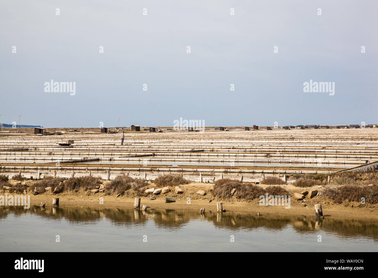 Traditional sea water salt pans hi-res stock photography and images - Alamy