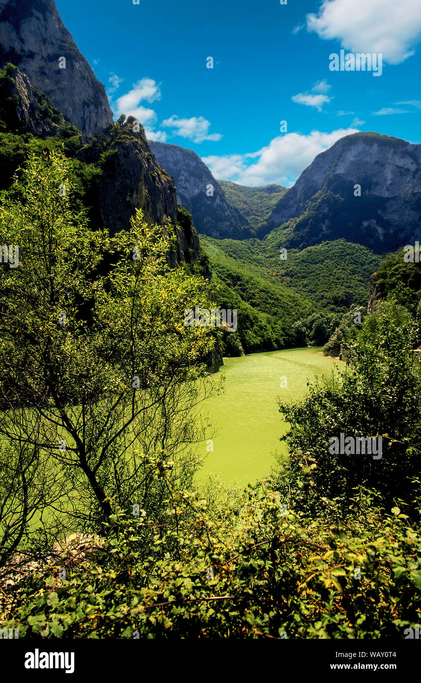 Italy Marche Acqualagna Gole Del Furlo Stock Photo - Alamy