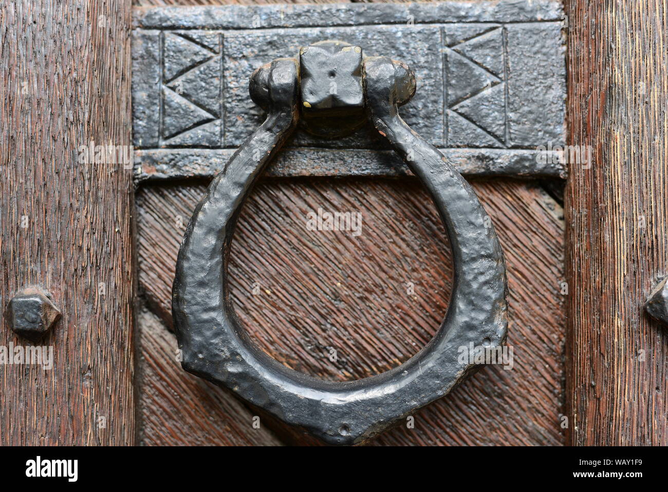 Victorian door handle Stock Photo - Alamy