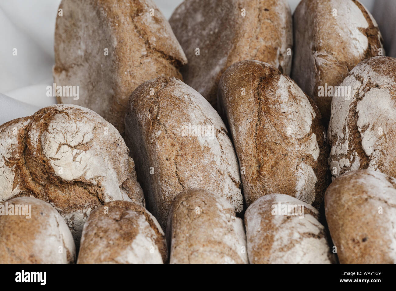 "Pao de Rolao", a traditional homemade bread of Madeira island. Bread ...