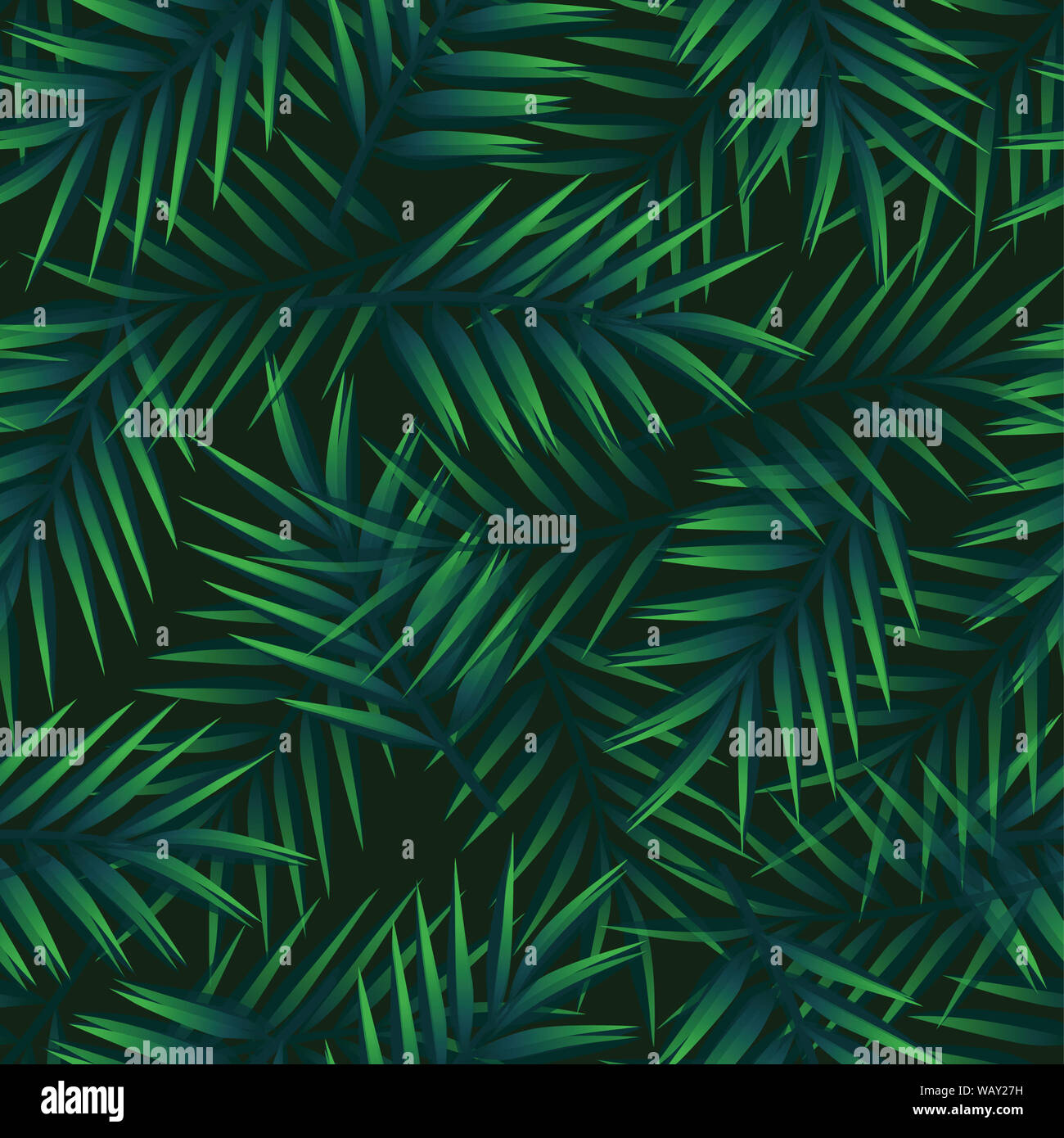 Palm leaves design seamless pattern Stock Photo - Alamy