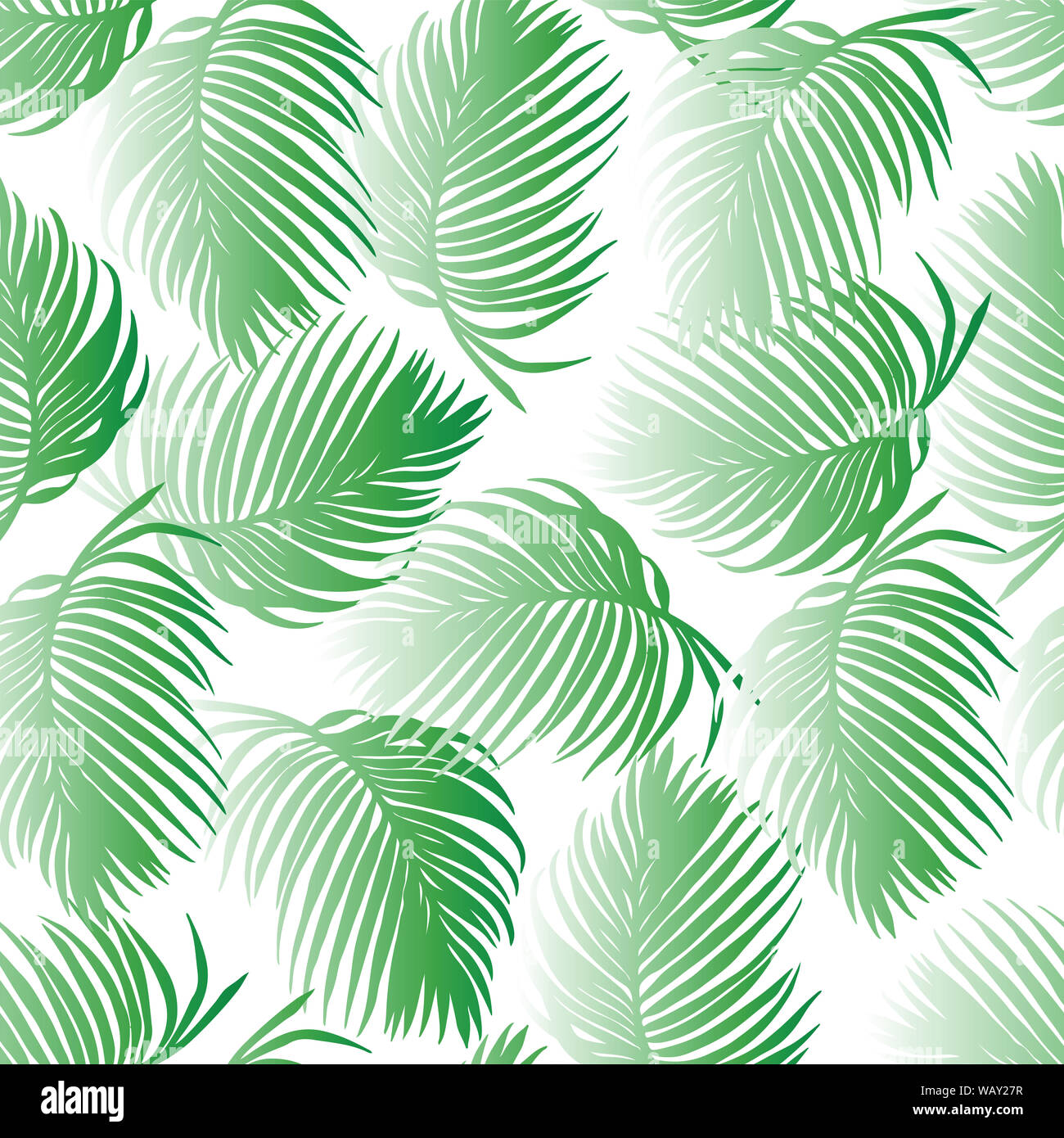 Palm leaves design seamless pattern Stock Photo - Alamy