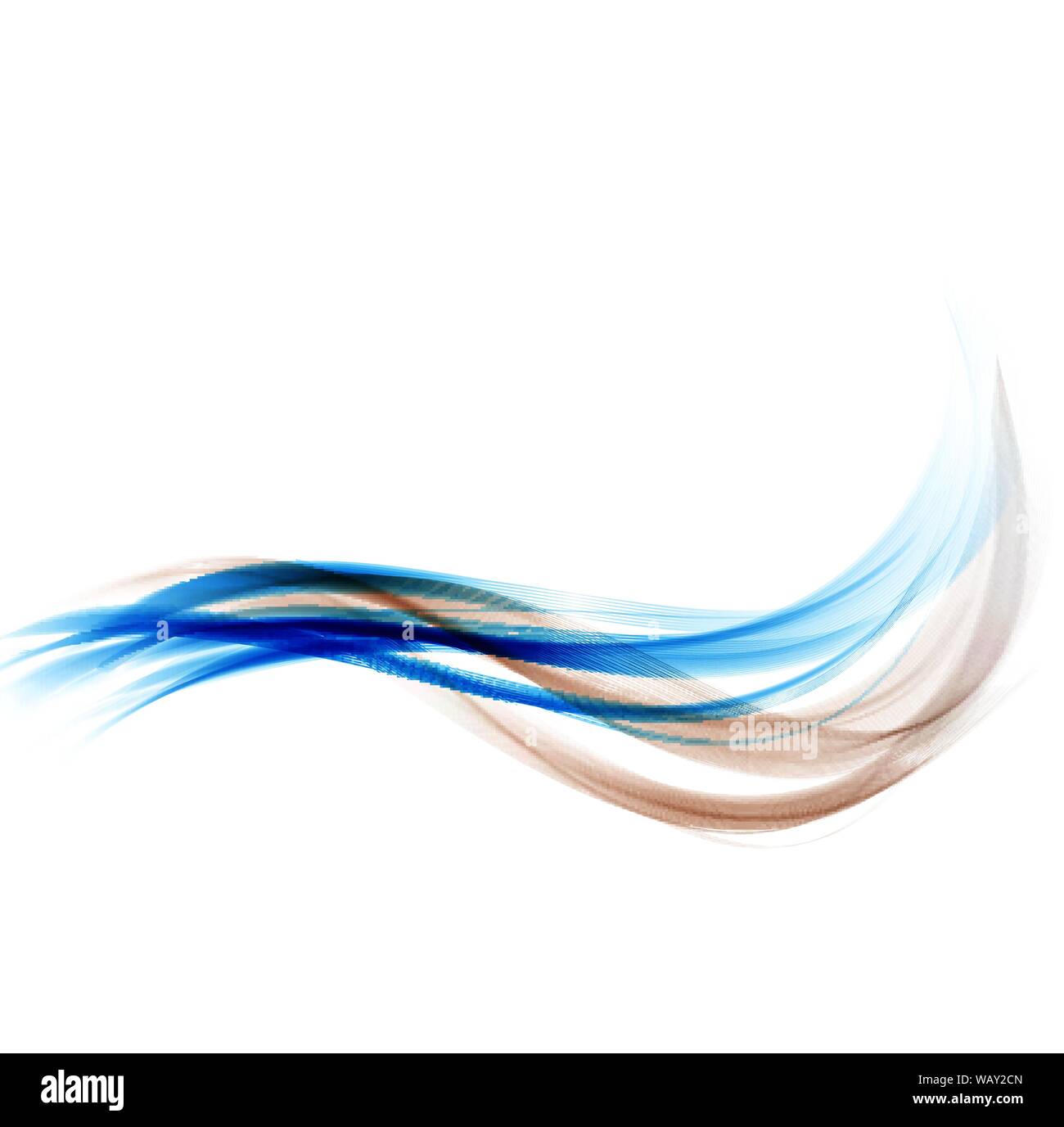 Abstract vector background, transparent waved lines Stock Vector Image ...