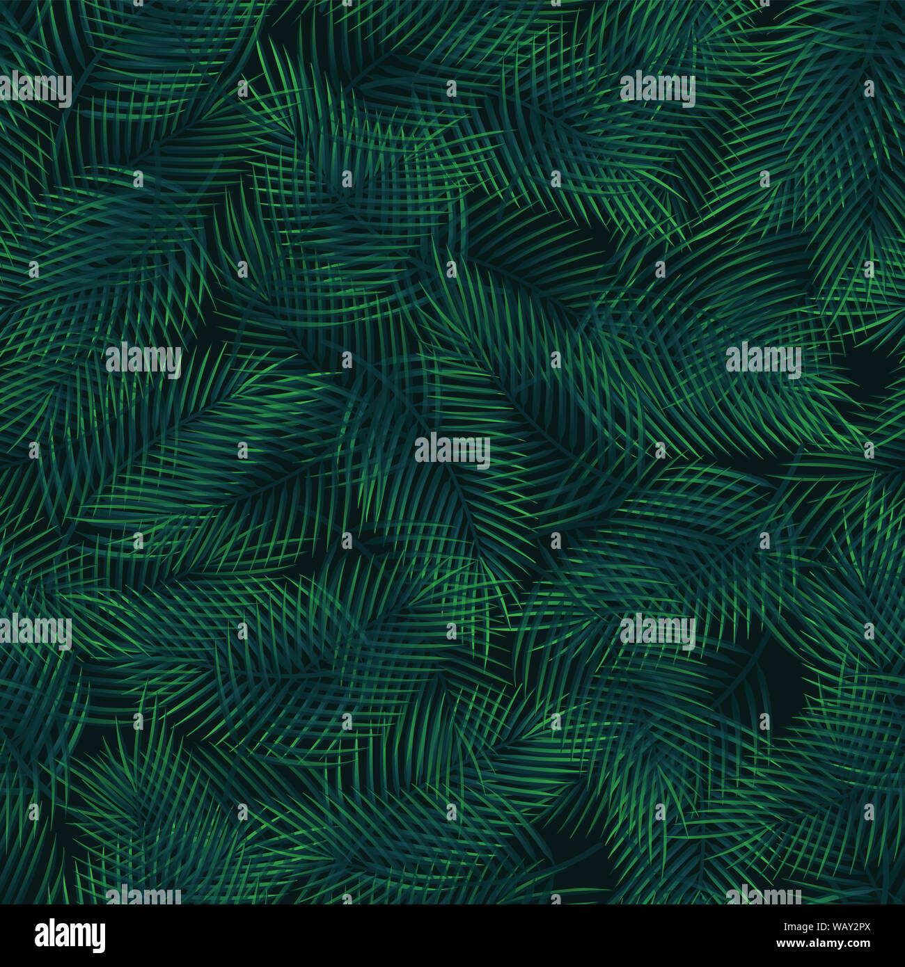 Seamless palm leaves pattern Stock Photo - Alamy
