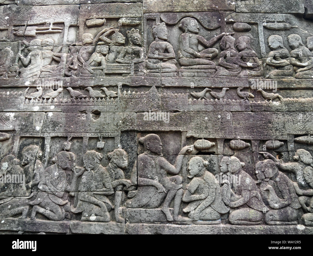 Bayon Temple, Angkor Thom, Angkor Archaeological Park, Cambodia, Asia ...