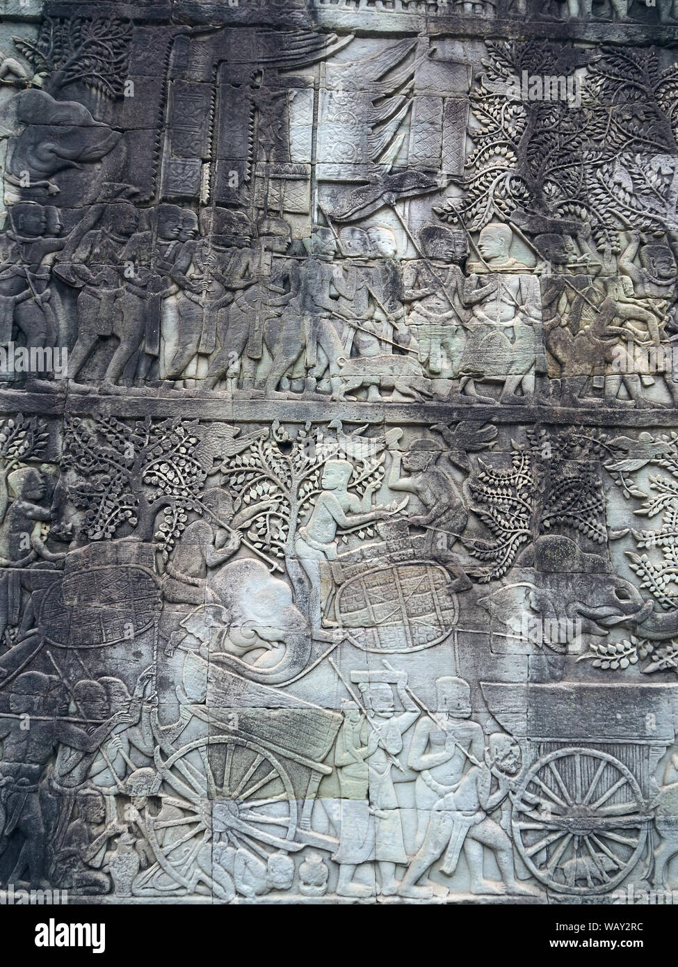 Bayon Temple, Angkor Thom, Angkor Archaeological Park, Cambodia, Asia ...