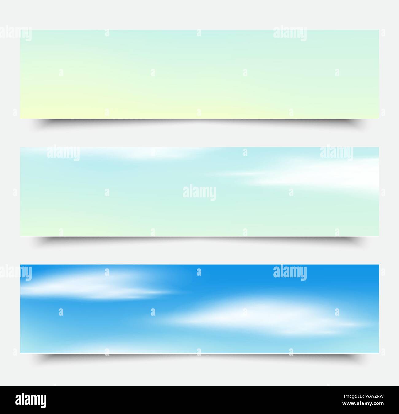 Set banners background blue Stock Vector Images - Alamy