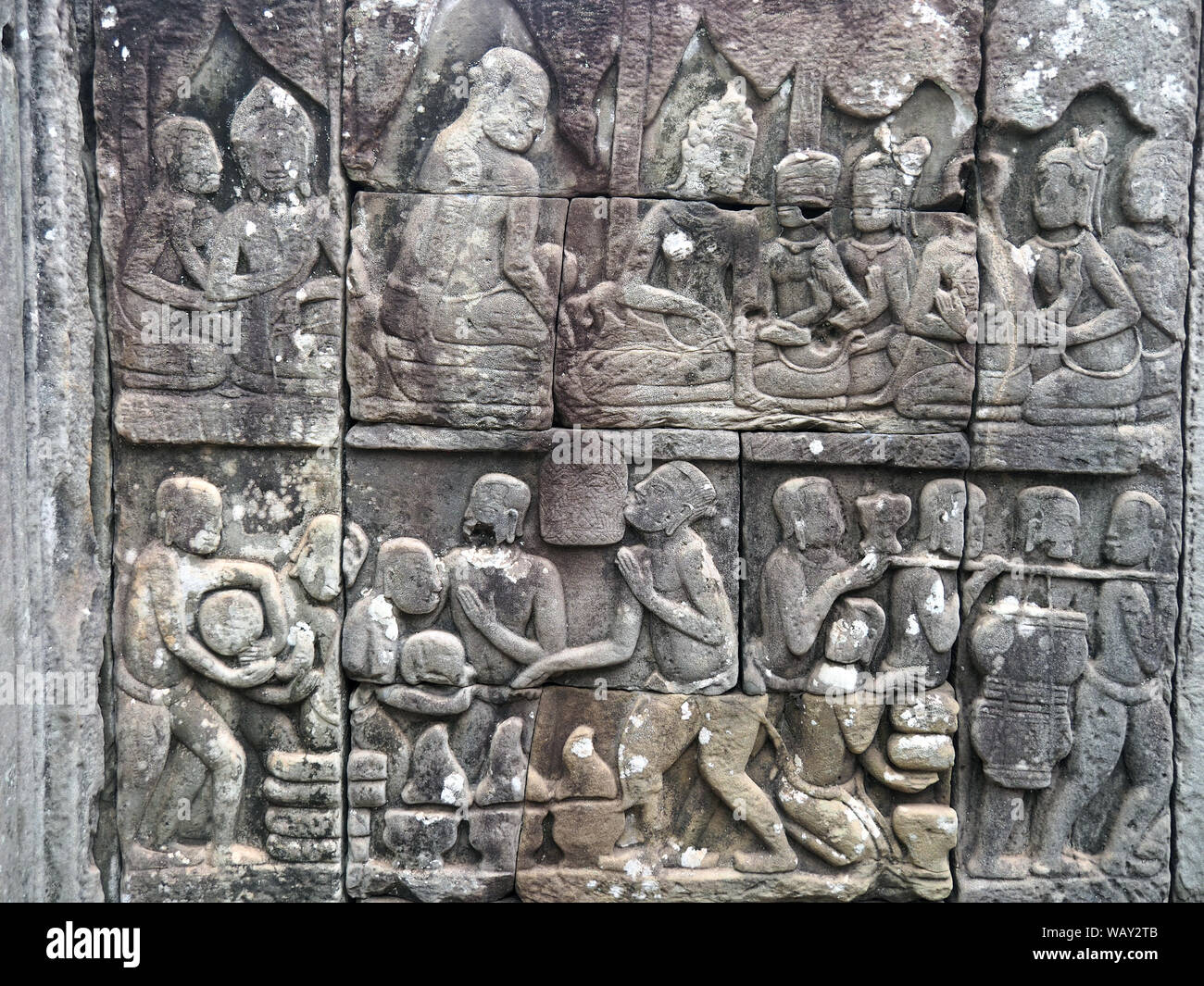 Bayon Temple, Angkor Thom, Angkor Archaeological Park, Cambodia, Asia ...