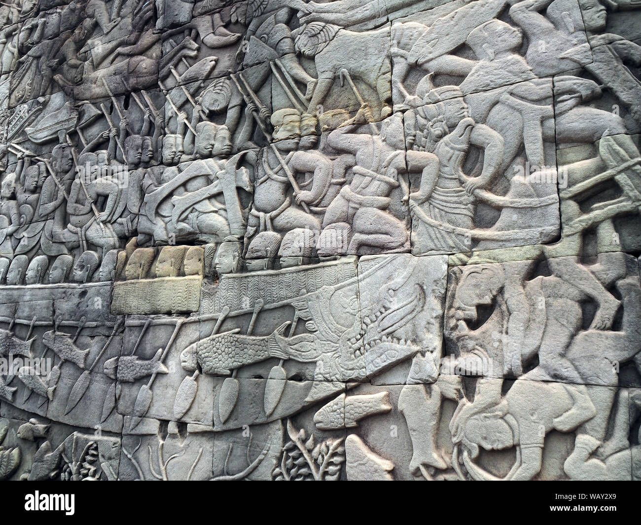 Bayon Temple, Angkor Thom, Angkor Archaeological Park, Cambodia, Asia ...
