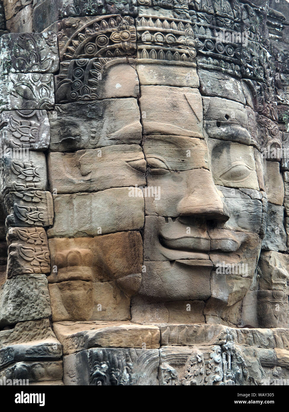 Bayon Temple, Angkor Thom, Angkor Archaeological Park, Cambodia, Asia ...